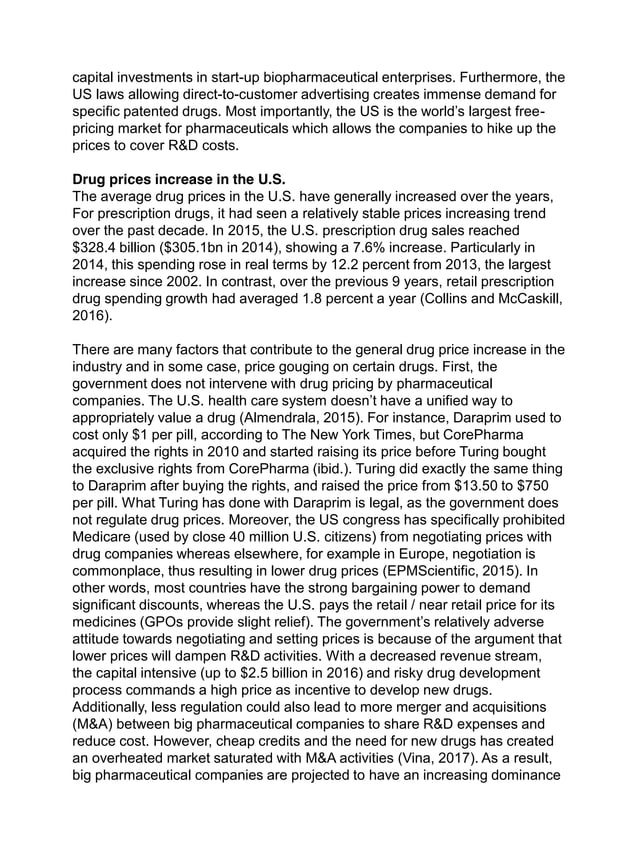 Turing Pharmaceuticals Case Study (Warwick Business School) | PDF | Pharmaceutical Industry ...