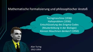 Alan Turing - Artificial Intelligence - Können Maschinen denken? | PDF