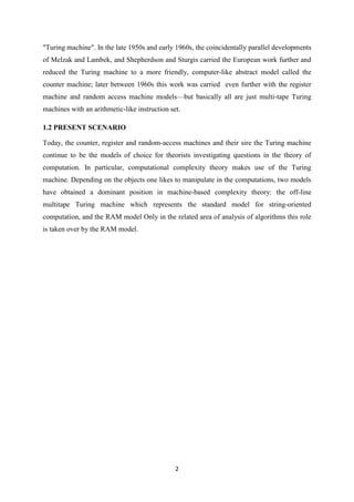 Turing machine seminar report | PDF