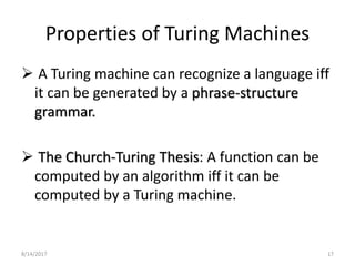 Turing machine | PPT