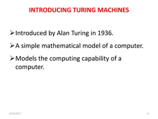 Turing machine | PPTX