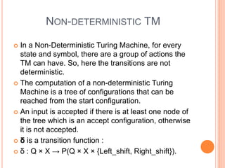 Turing machine | PPTX