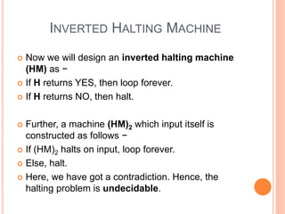 Turing machine | PPTX