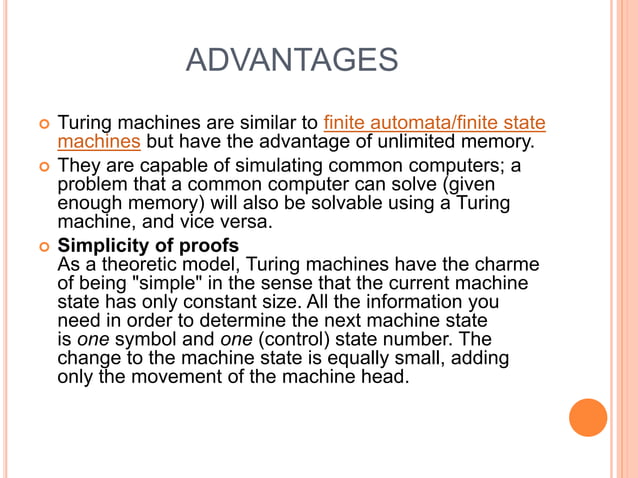 Turing machine | PPTX | Programming Languages | Computing