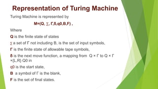Turing machine | PPTX