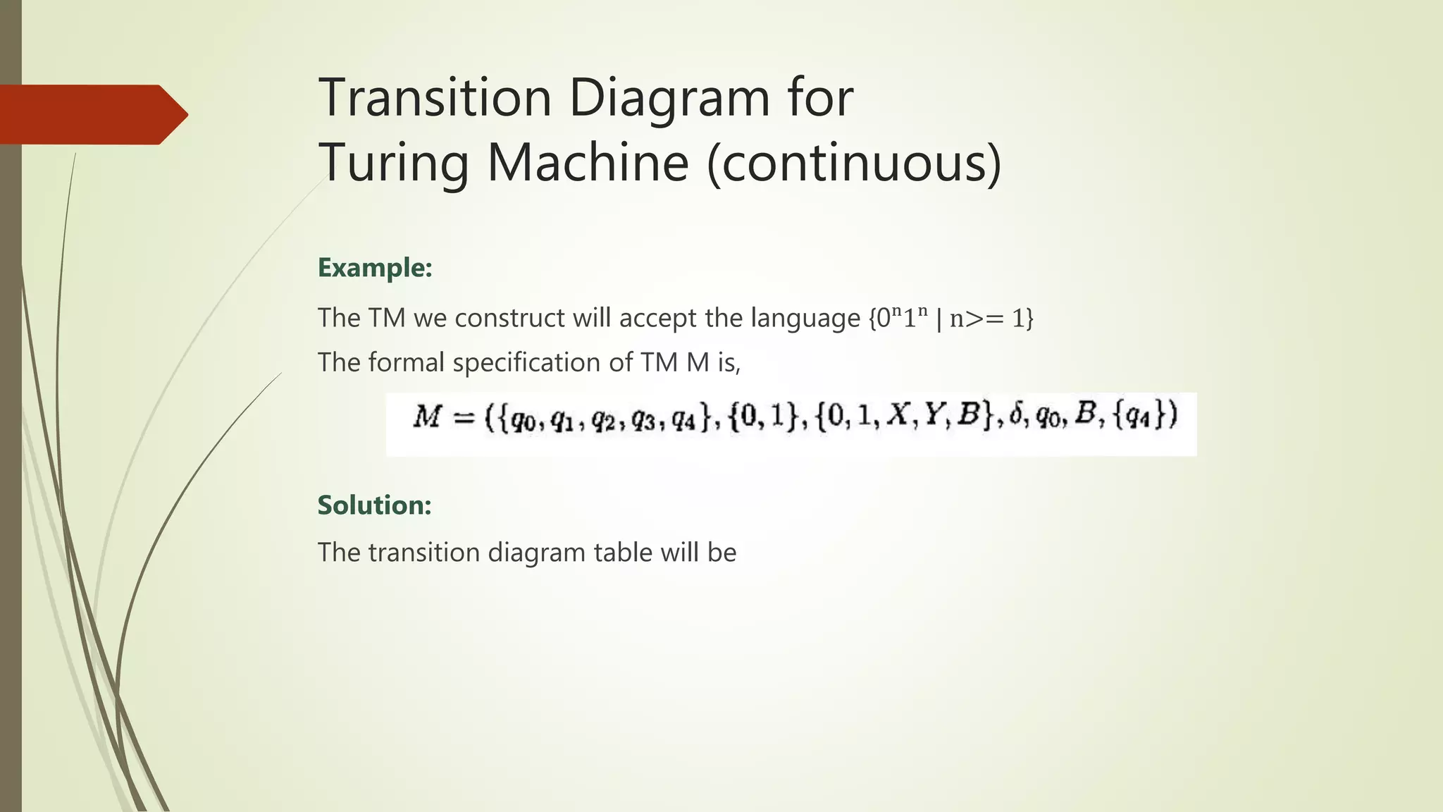 Turing Machine Theory Of Computation Pptx Physics Science