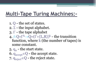 Turing machine | PPTX