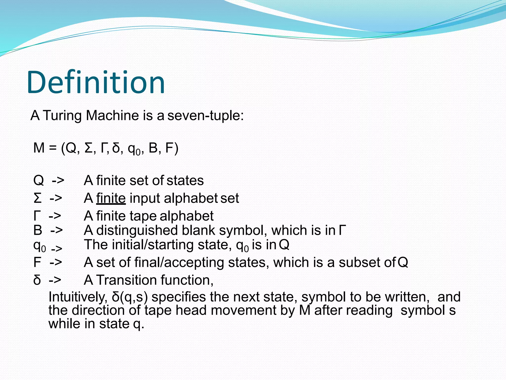 Turing machine | PPTX