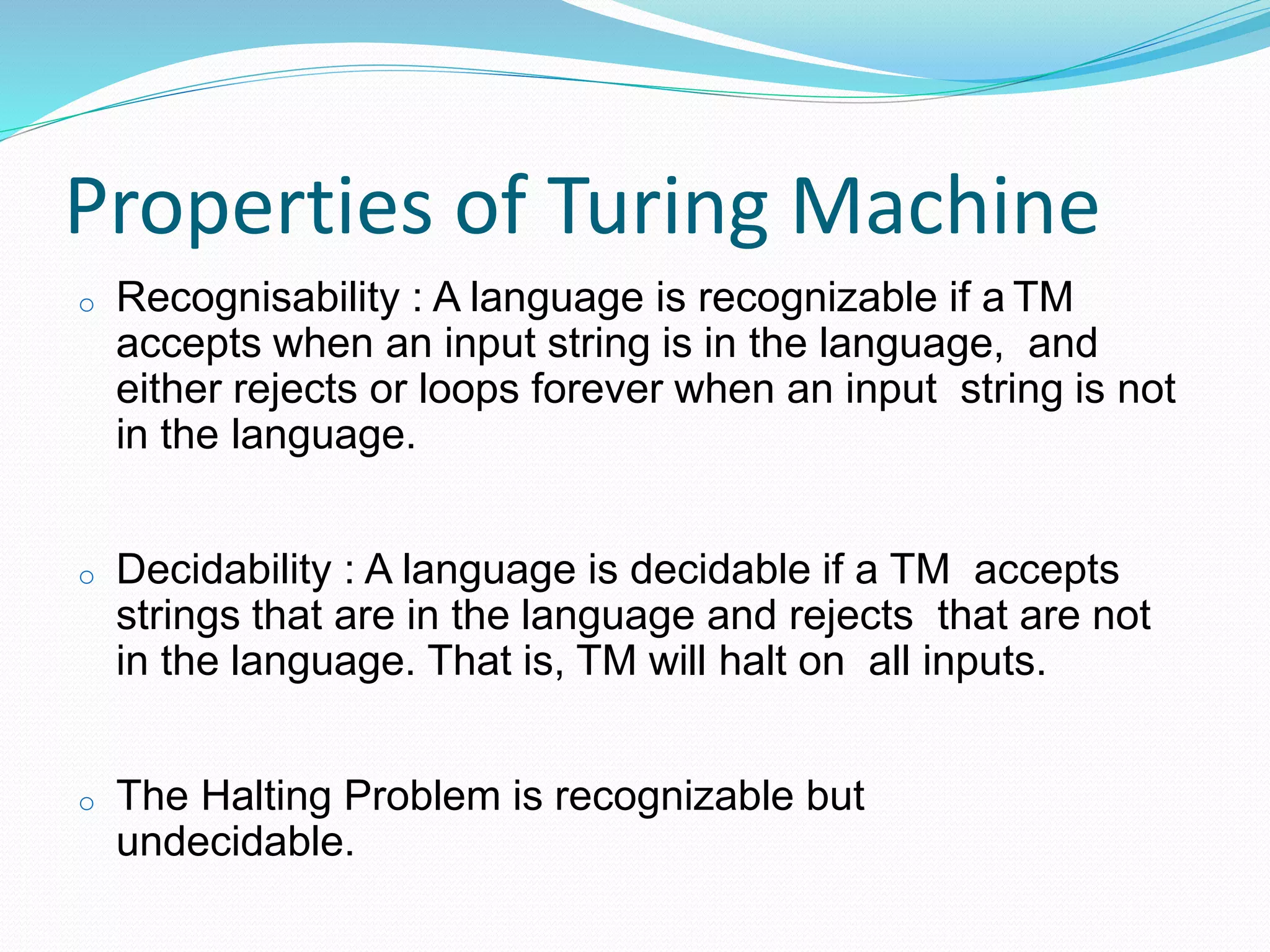 Turing machine | PPTX