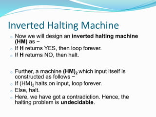 Turing machine | PPTX