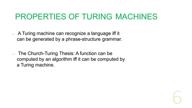 Turing Machine Pptx Programming Languages Computing