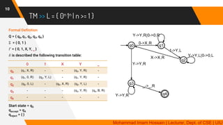 TOC 10 | Turing Machine | PPT