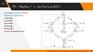 TOC 10 | Turing Machine | PPT