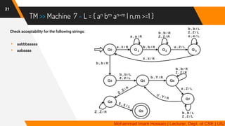 TOC 10 | Turing Machine | PPT