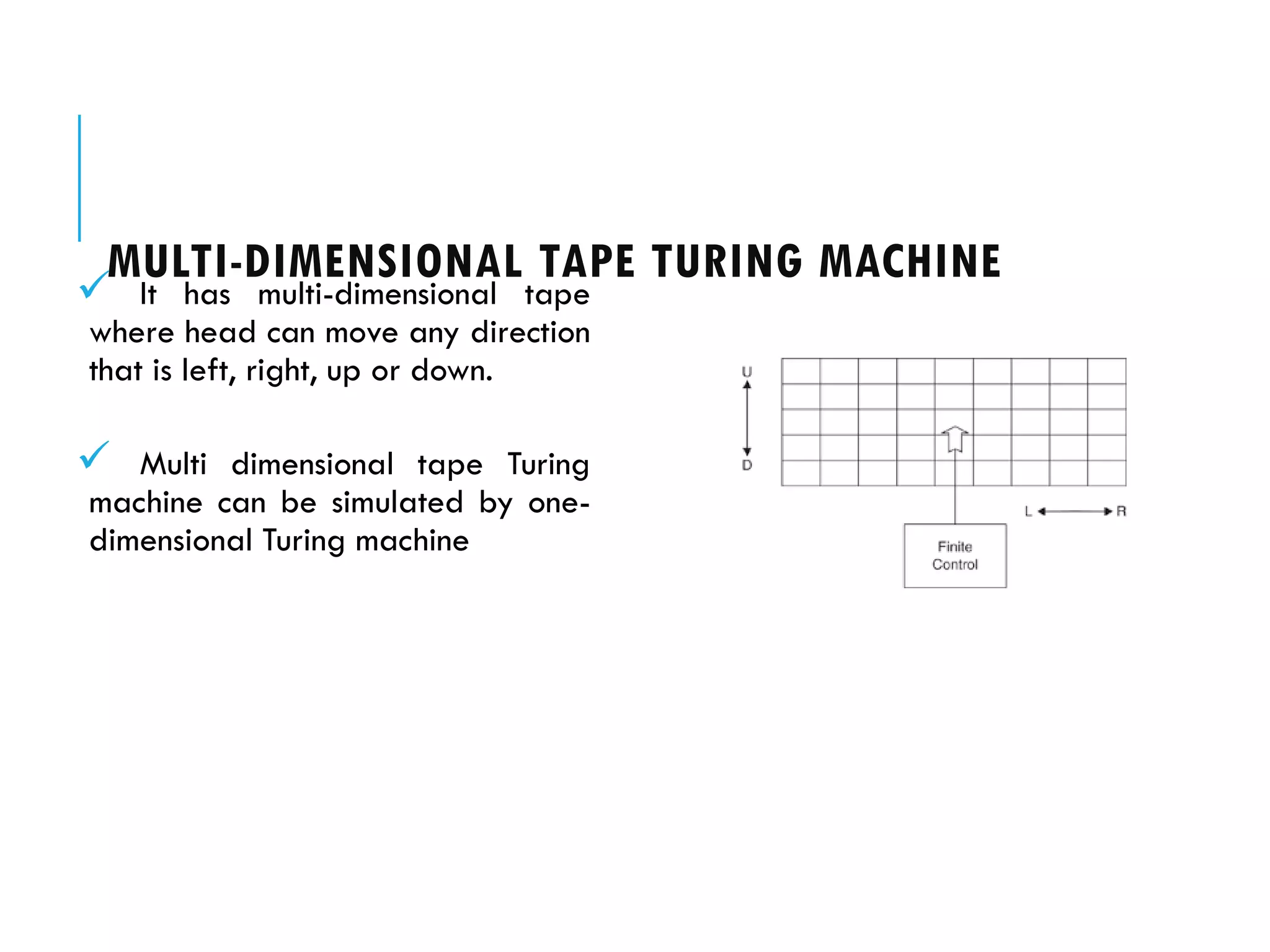 Automata Theory - Turing machine | PPTX | Programming Languages | Computing