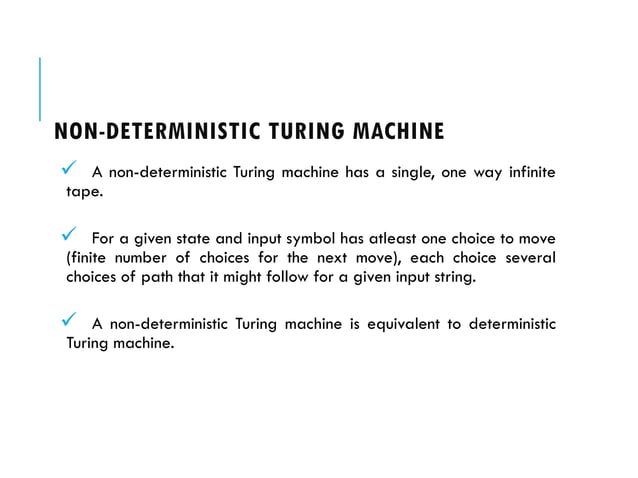 Automata Theory - Turing machine | PPTX | Programming Languages | Computing