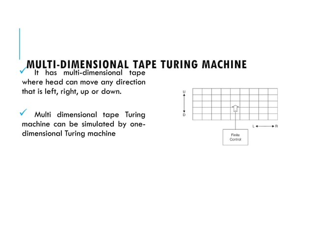 Automata Theory - Turing machine | PPTX | Programming Languages | Computing