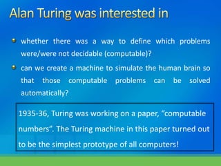 Turing Machine.pptx | Programming Languages | Computing