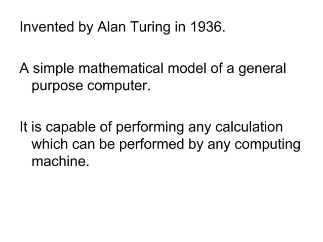 Turingmachines | PDF