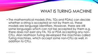 Turing Machine | PPTX
