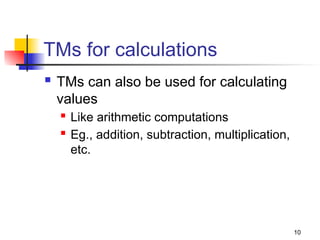 Formal Languages of Automata theory: Turing Machines | PPTX