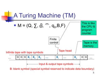 Formal Languages of Automata theory: Turing Machines | PPTX