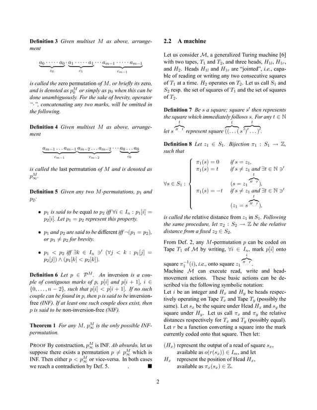 A Formal Model And An Algorithm For Generating The Permutations Of A