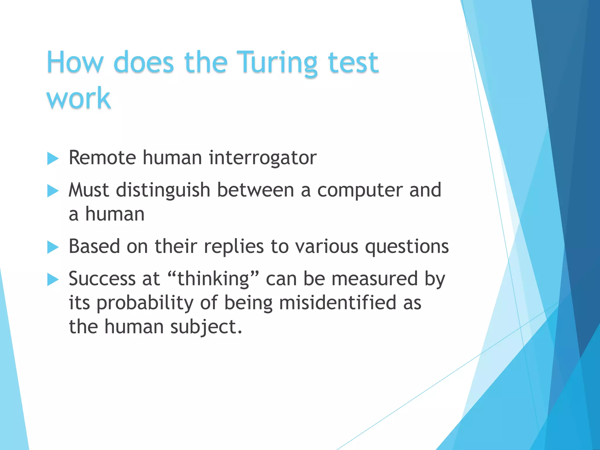 Turing Test | PPTX