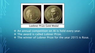 Turing test | PPTX | Artificial Intelligence | Technology & Computing