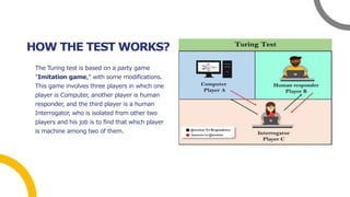 Turing Test In Artificial Intelligence | PPTX