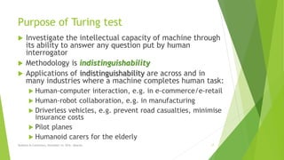 Turing Test: Why it is relevant today | PDF