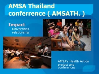 Thammasat medicine reserch and international relationship club | PPT