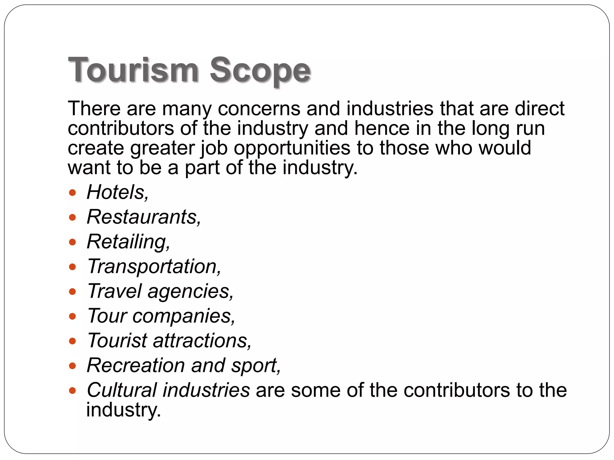 Tourism scope in India | PPTX