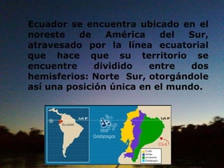 Turismo en el ecuador | PPTX