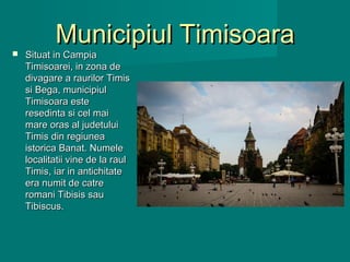 Turismul in judetul timis cristina | PPT