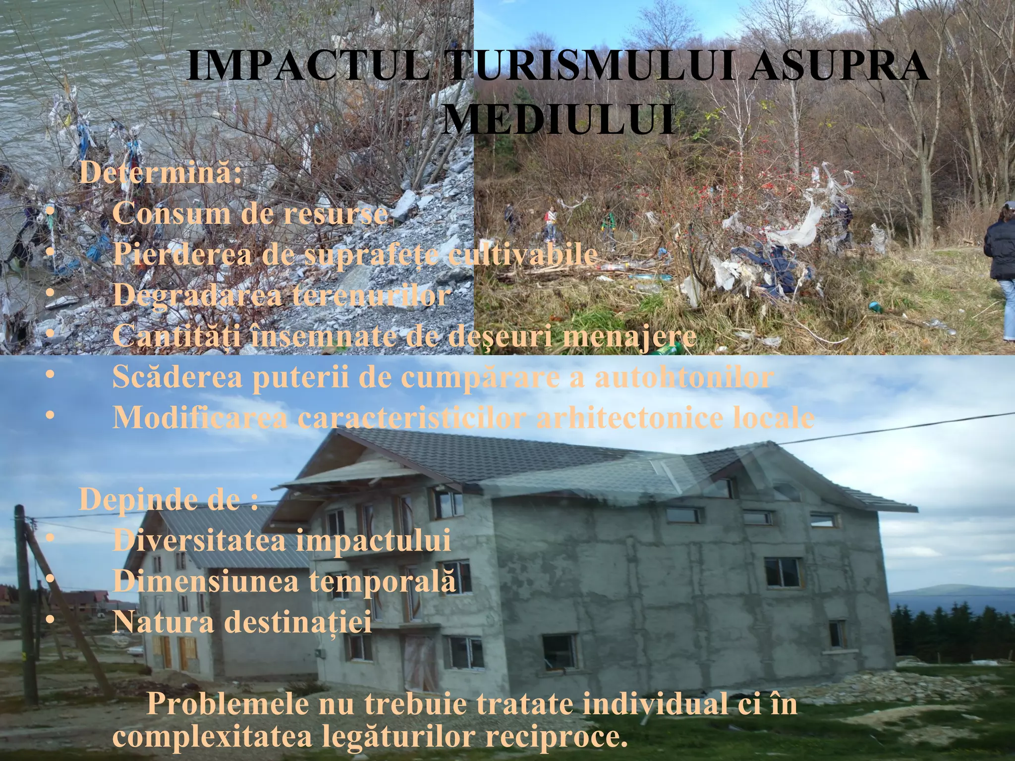 Turismul si mediul inconjurator | PPT