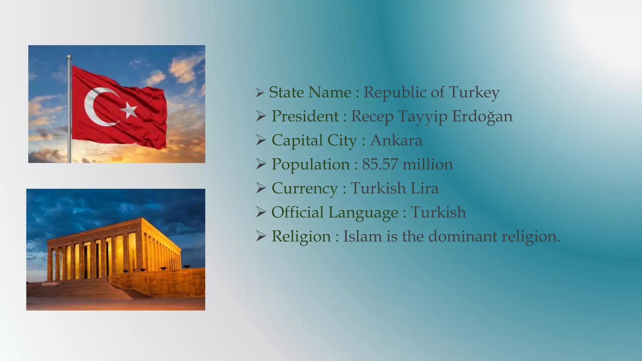 TURKEY PRESENTATION | PPTX