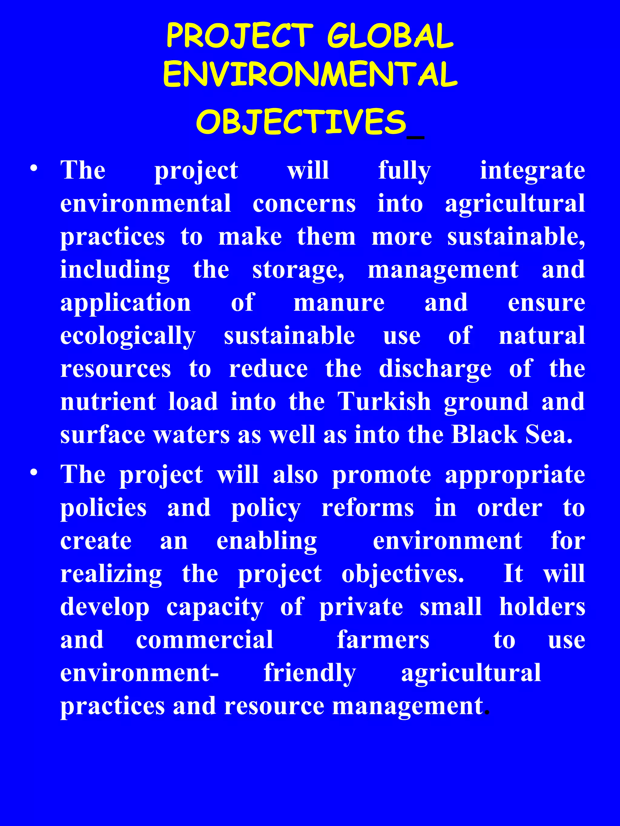 Turkey Anatolia Watershed Rehabilitation Project Presentation | PPT