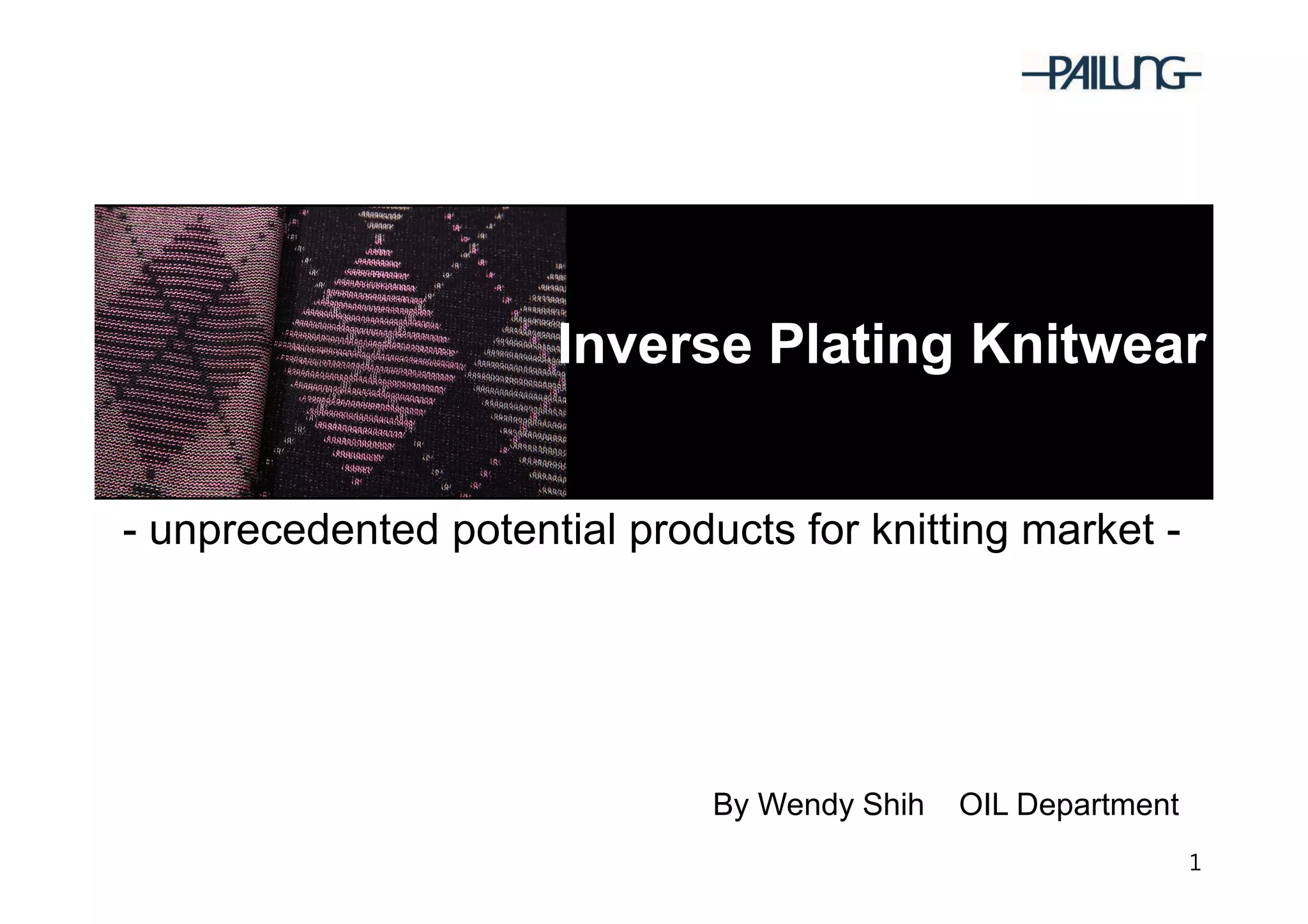 Turkey fk seminar 1-inverse plating knitwear.ppt [相容模式] | PDF ...
