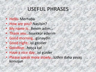 Turkey Presentation | PPTX