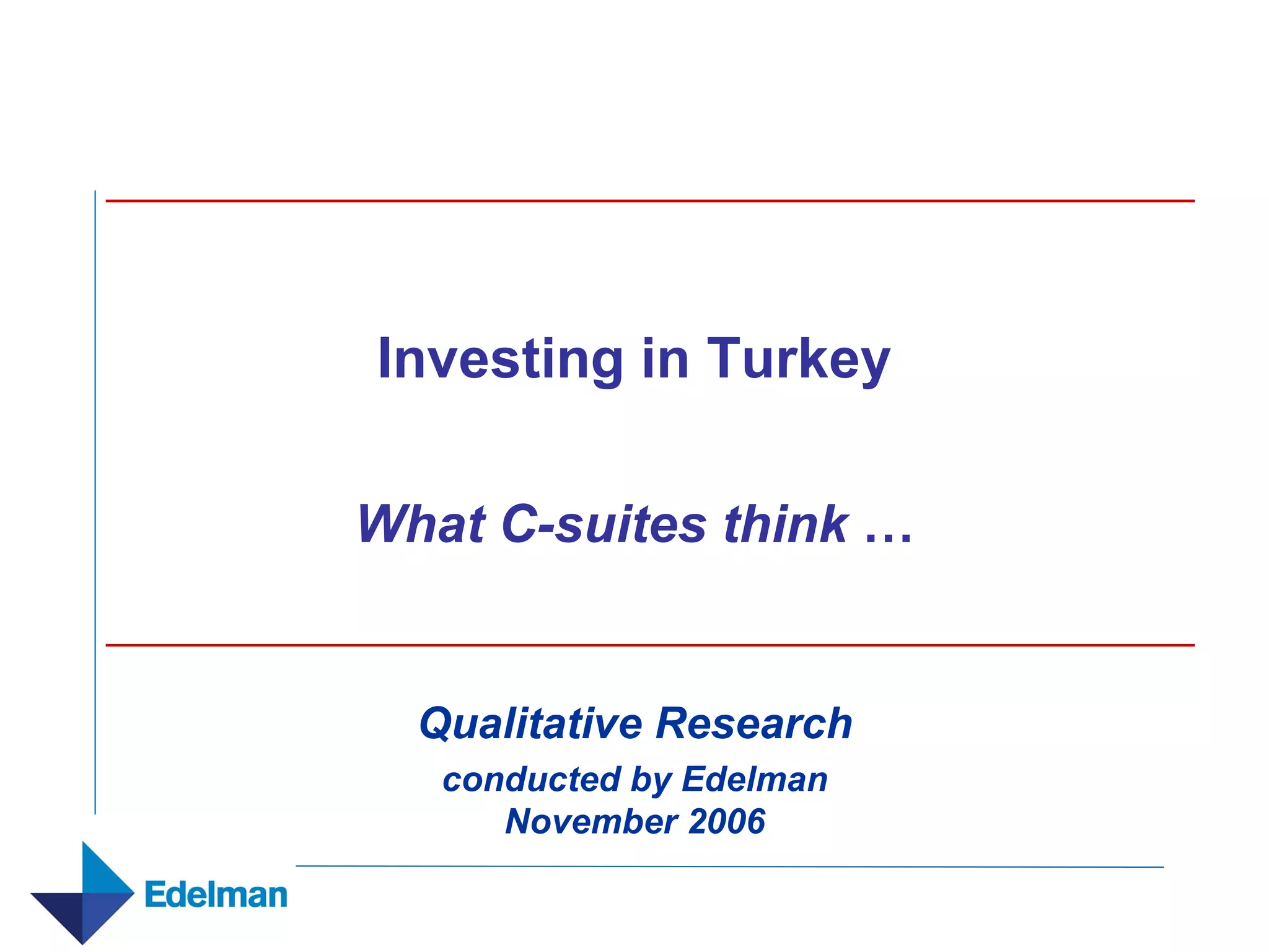 Turkey study | PPT