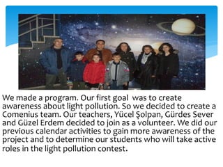 Activities about light pollution | PPT | Free Download