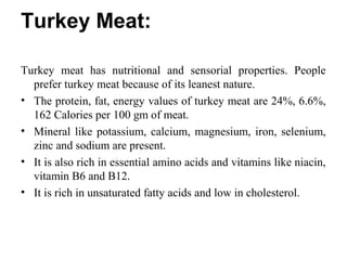 Turkey and poultry meat production | PPT