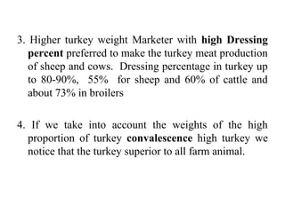 Turkey and poultry meat production | PPT
