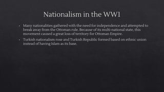 Turkey's perspective of WWI &WWII | PPT