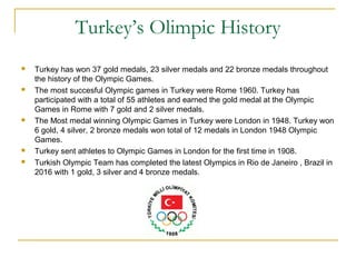 Turkey at the 2016 summer olympics | PPT | Participant Sports | Fitness ...
