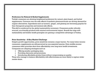 Turkey Dietary Supplements Market Valued at USD 362.10 Million in 2024 ...