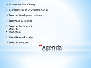 Turkey –emerging market | PPTX