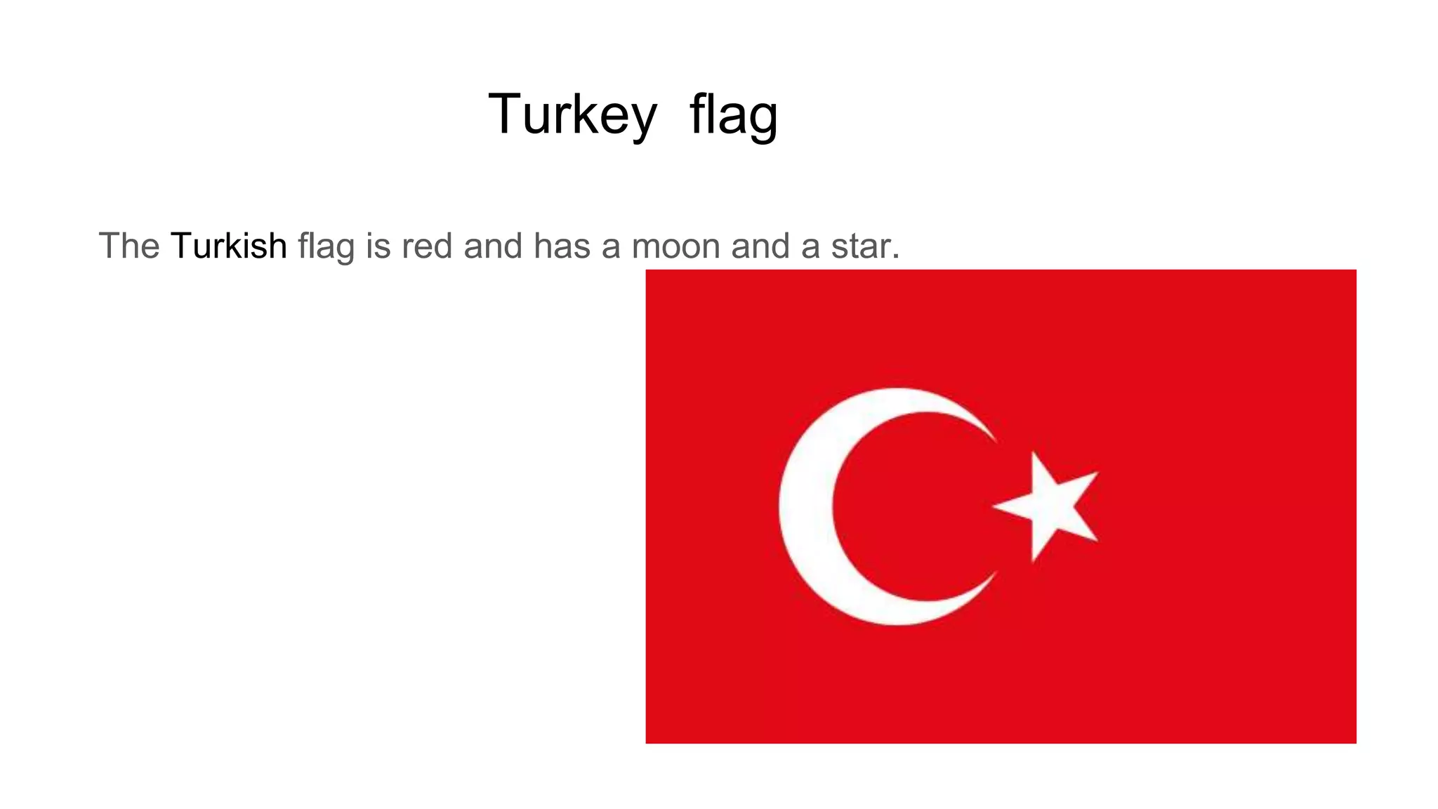 Turkey flag | PPTX
