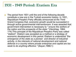 Turkey From Inward-Oriented Etaism To Outward-Looking Liberal Strategy ...